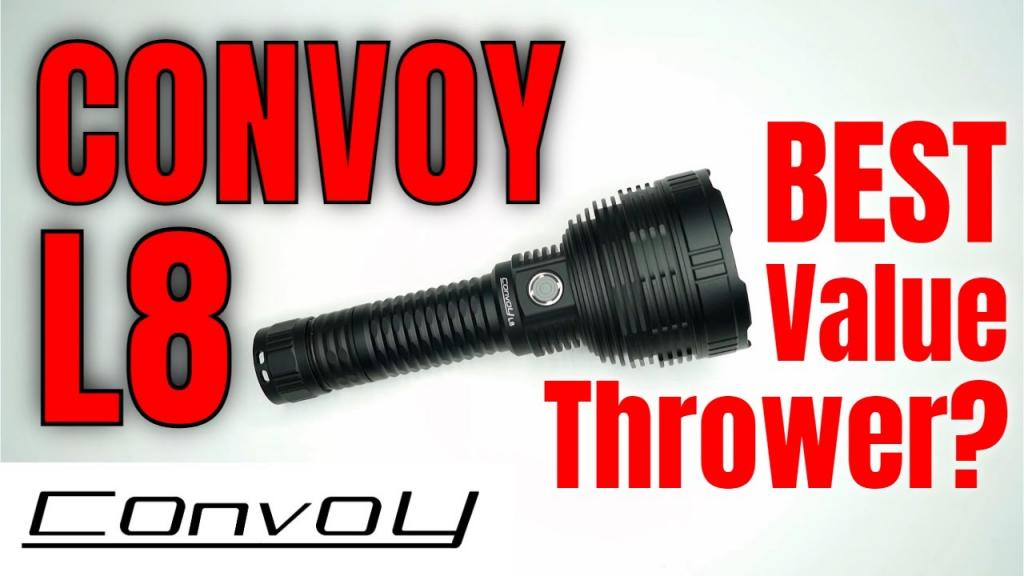 Convoy L8 Flashlight Review in 2022: The ULTIMATE Thrower? 1.5km beam ...